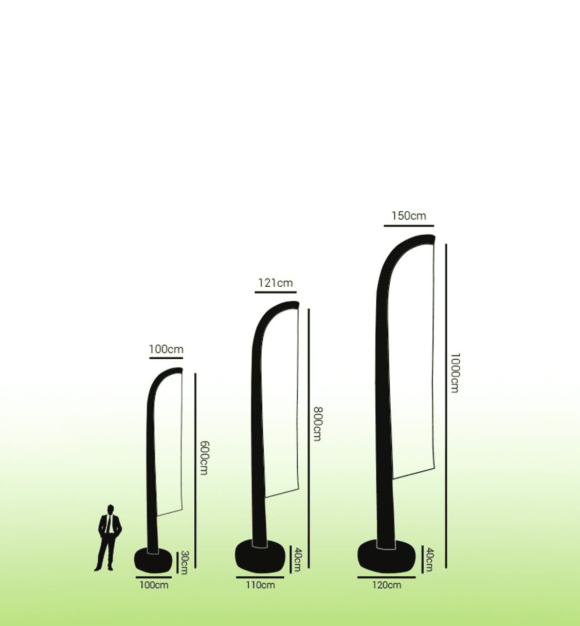 INFLATABLE GIANT FLAG Banner - Air Flags INFF from Expanda Sign ...