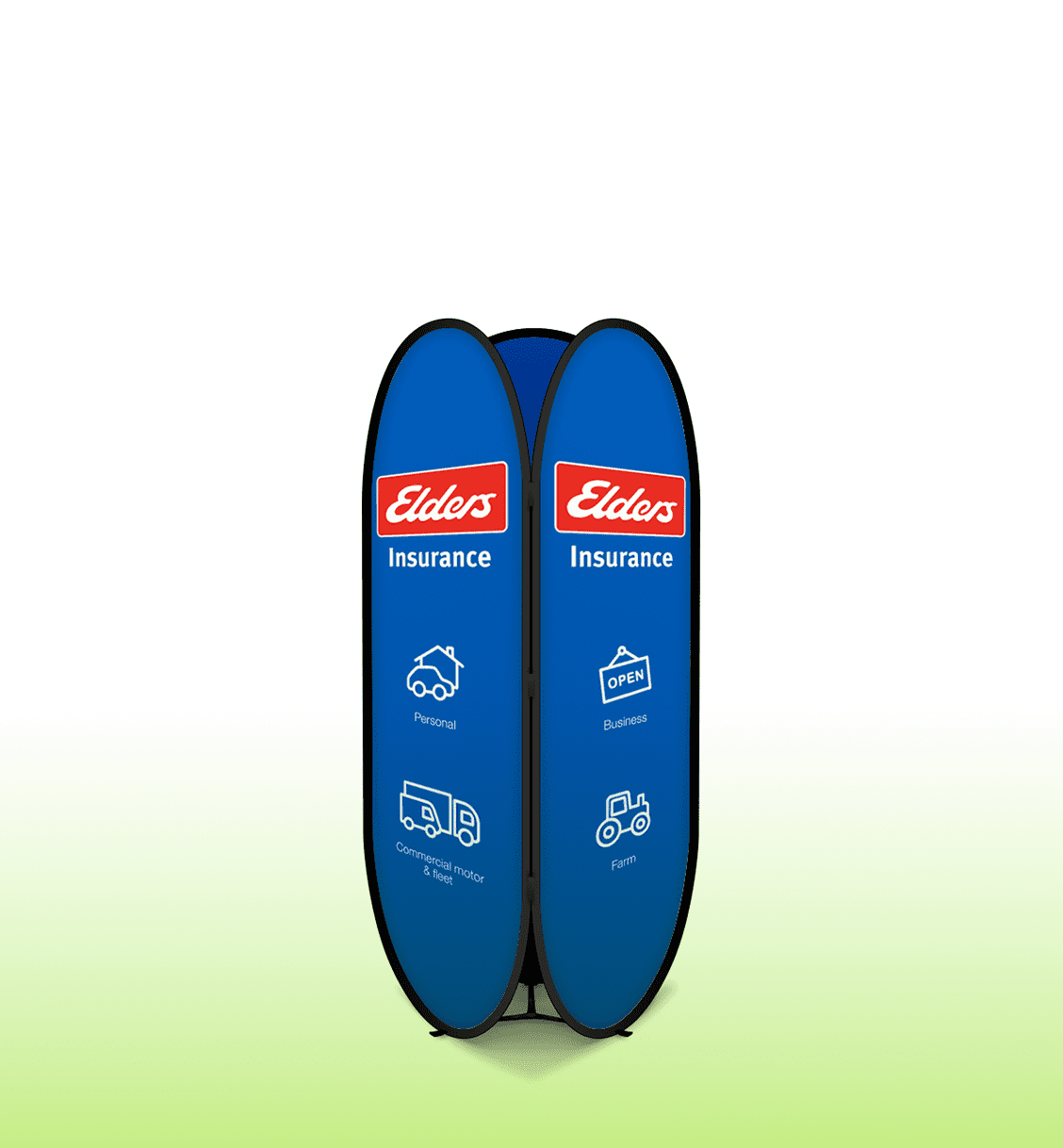 POP UP BANNER - Tower 3 Panel - A-Frame Banners PTOW from Expanda Sign ...