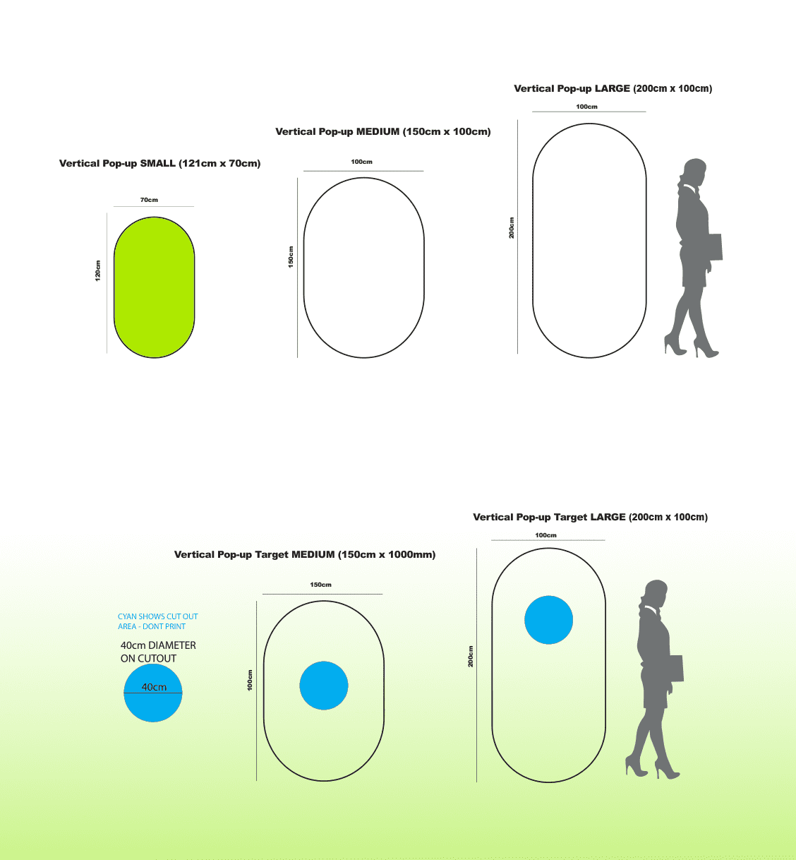 POP UP BANNER - Small Vertical - A-Frame Banners PVSM from Expanda Sign ...