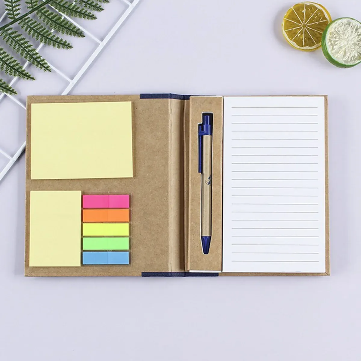 Kraft Notebook Sticky Set MP3204 from Mark Promo | Sticky Notes ...