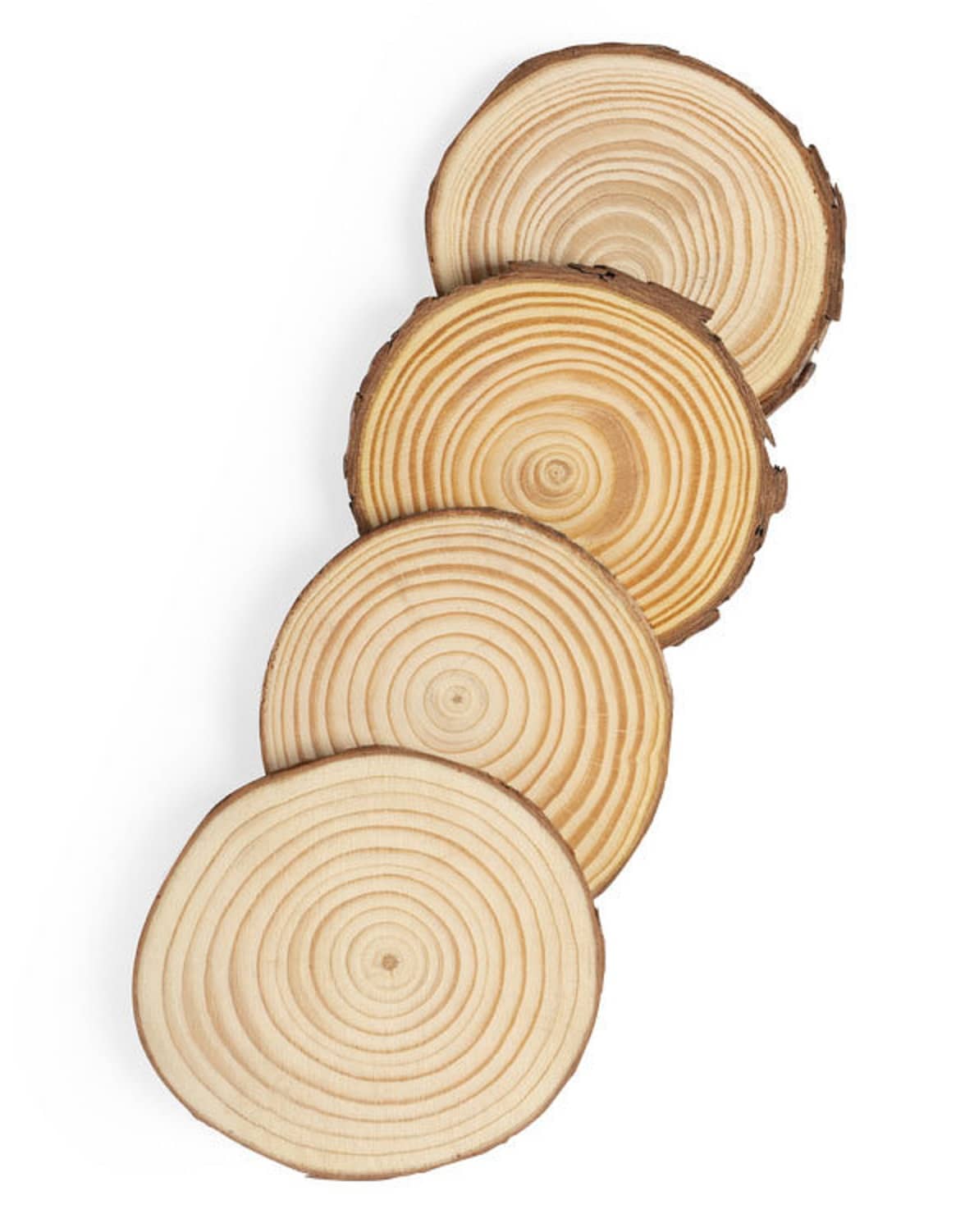 Natural Pine Coaster Set - Modern Promotions