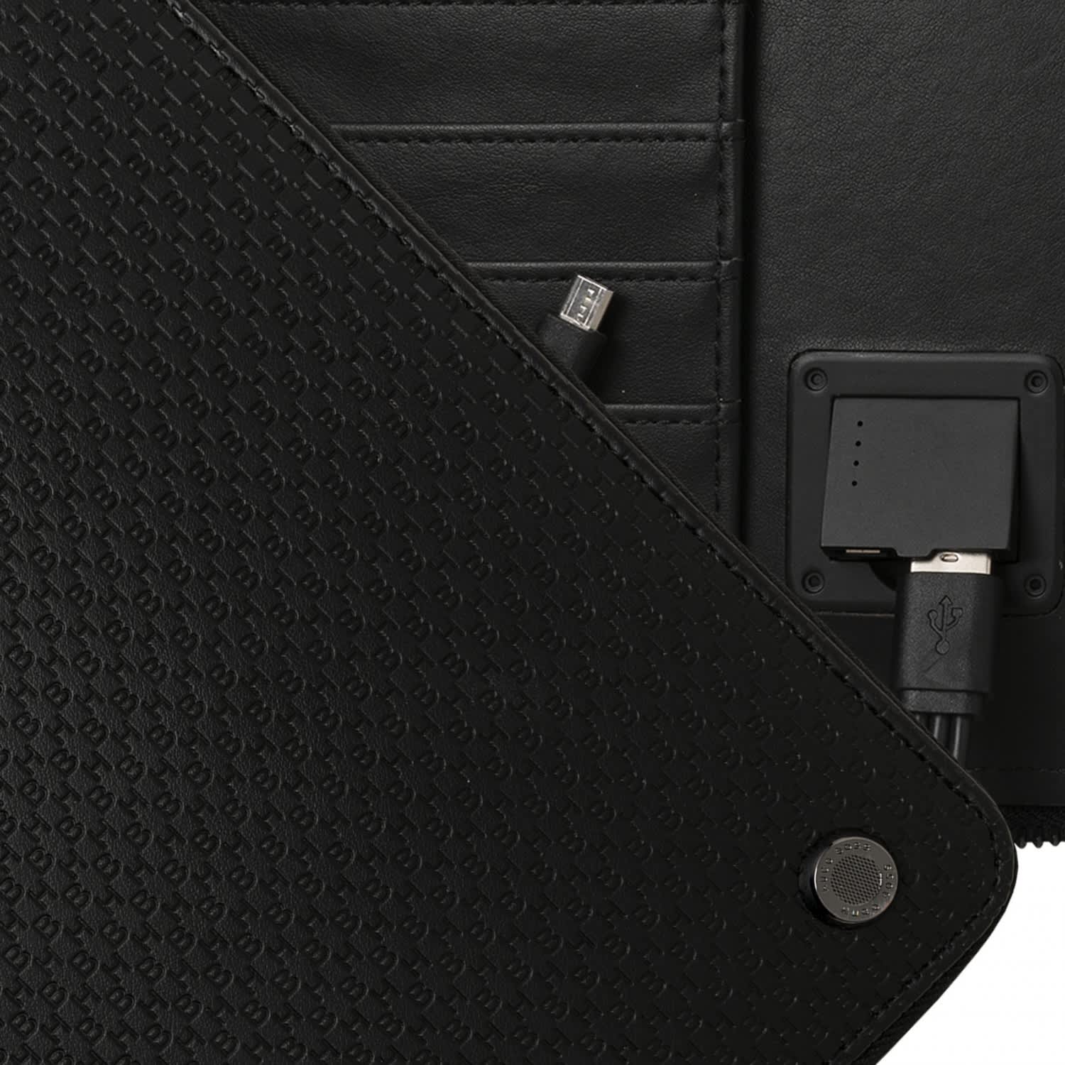 Folder A5 + Power bank Epitome Black - HDN901A | The Branding Office
