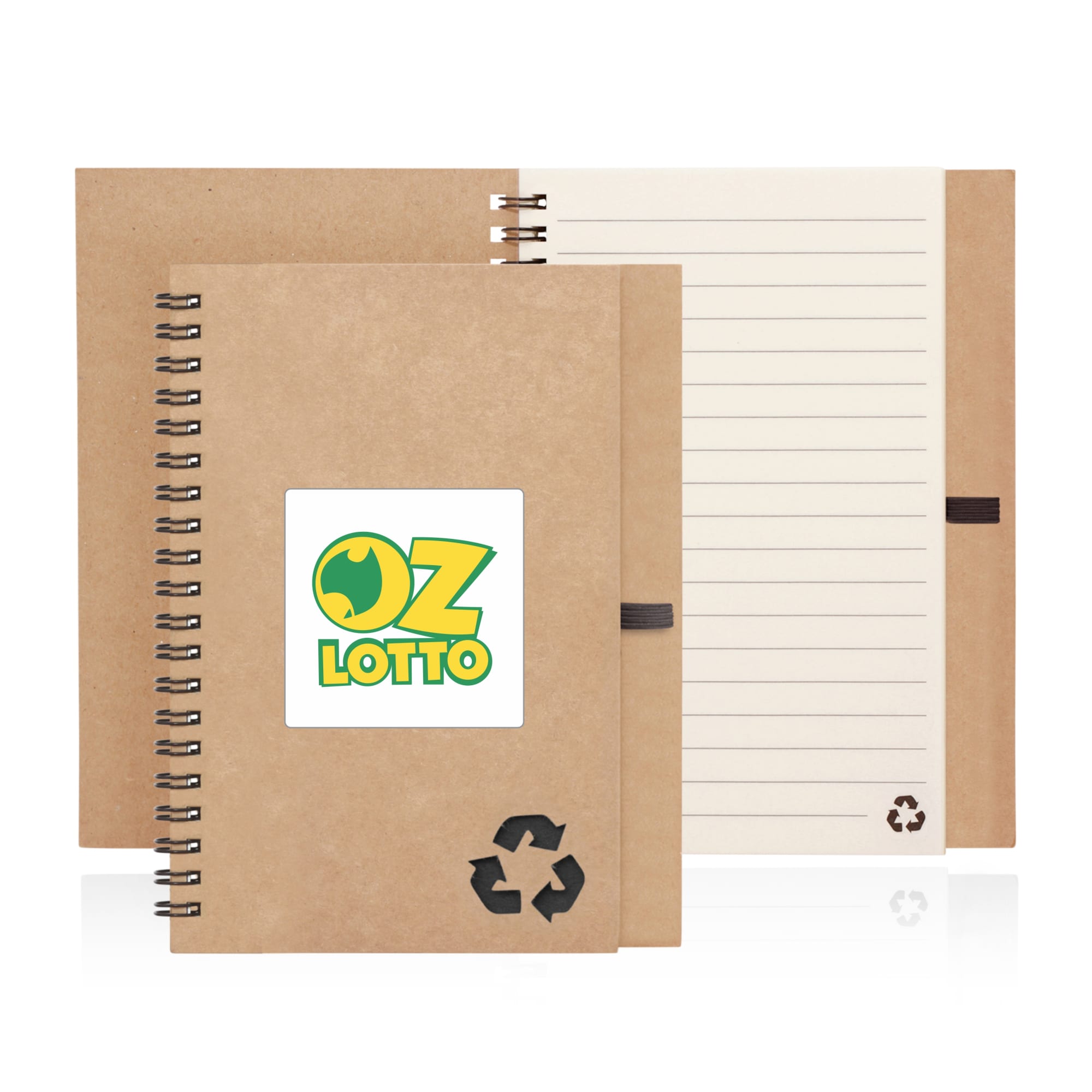 Eco Notepad Recycled Paper Spiral Bound - C518 | The Branding Office