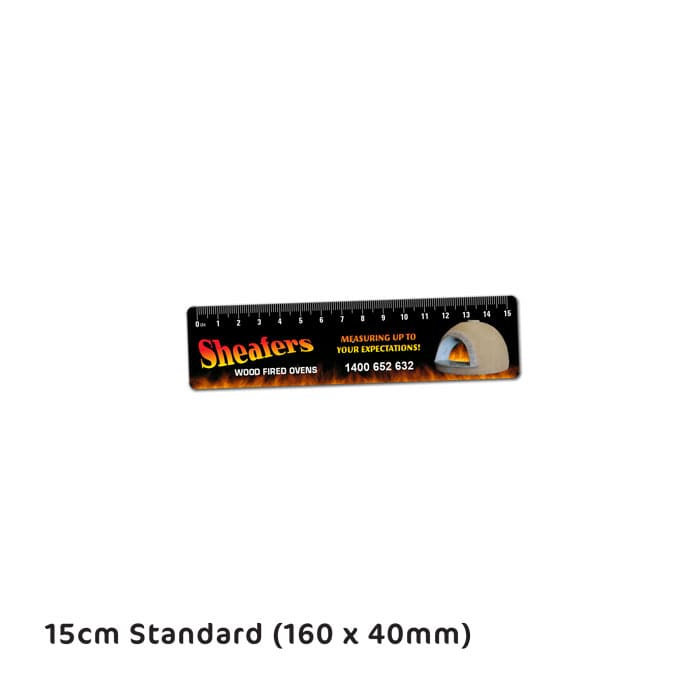 Flat Plastic Rulers - Liquid Promotions