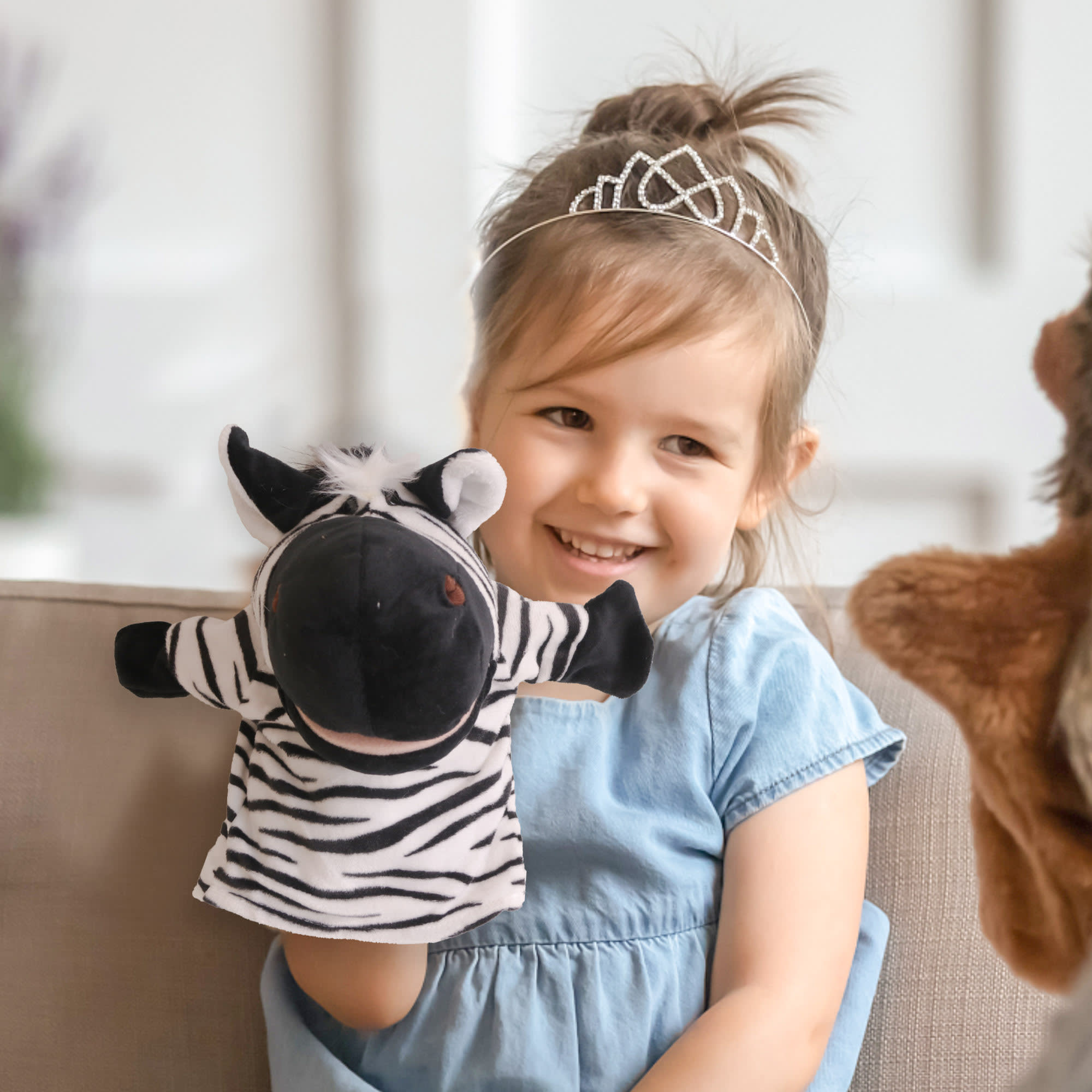 Zebra Hand Puppet PCPT150 from Promo Collection | Games | Fun & Games ...