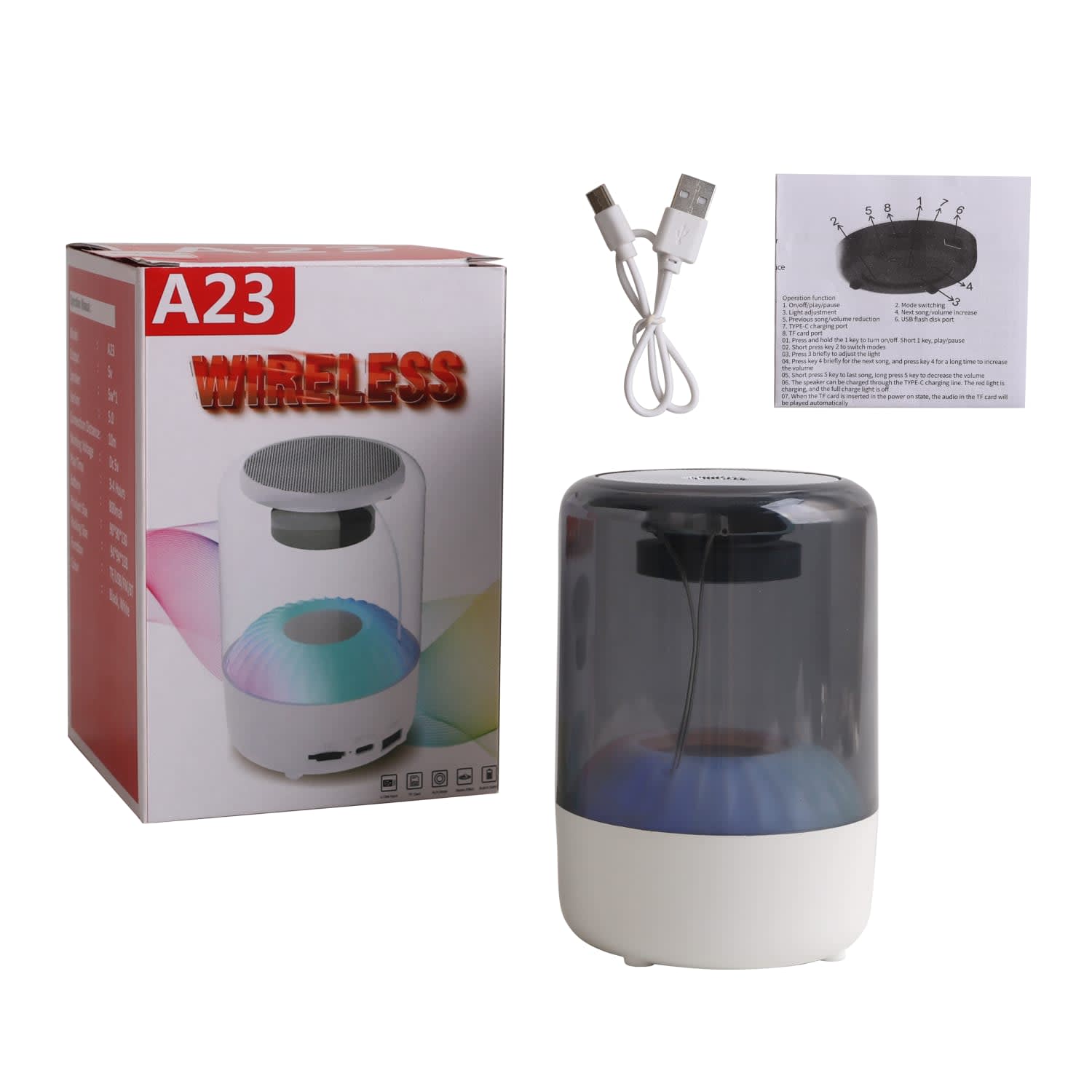 CLEVER BRIGHT Portable Bluetooth Speaker | The Branding Office