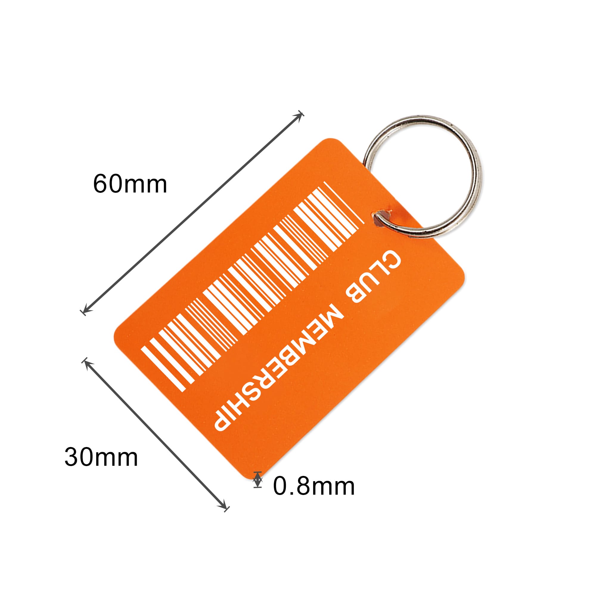 Custom Shape Plastic Card Key Tags PCKP752 from Promo Collection ...