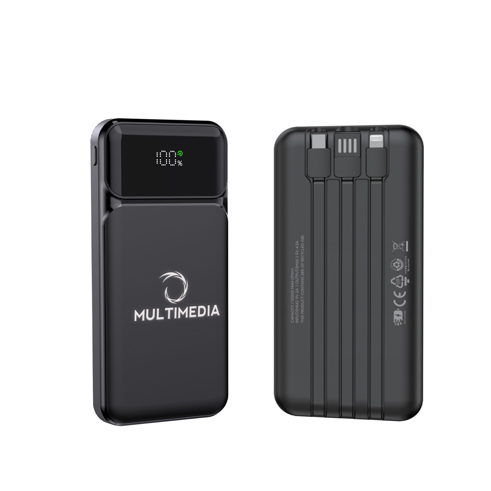 10000mAh Eco Fast Charging Power Bank - PCB180 | The Branding Office