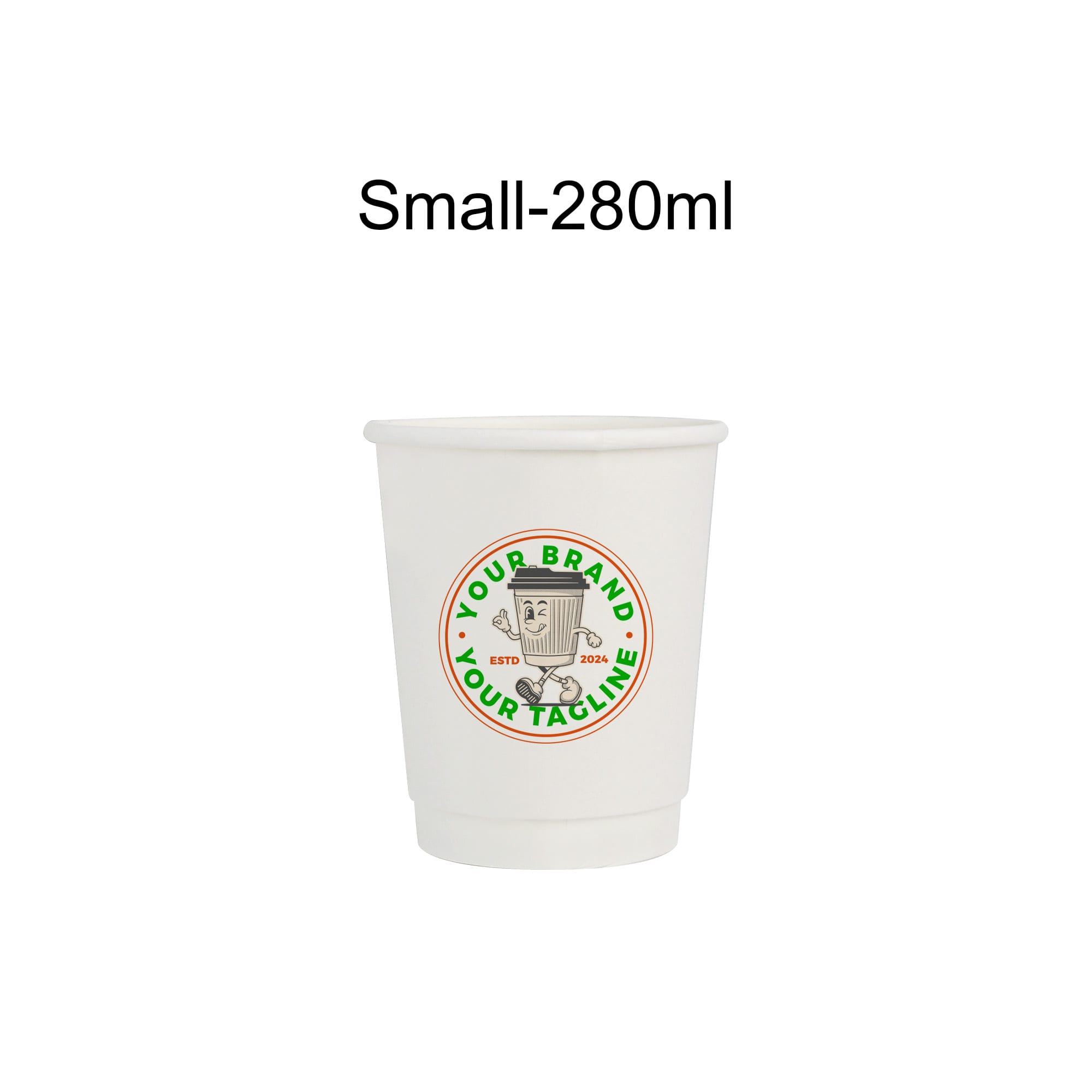 Home Compostable Aqueous Double Wall Paper Cups PCD075B from Promo ...