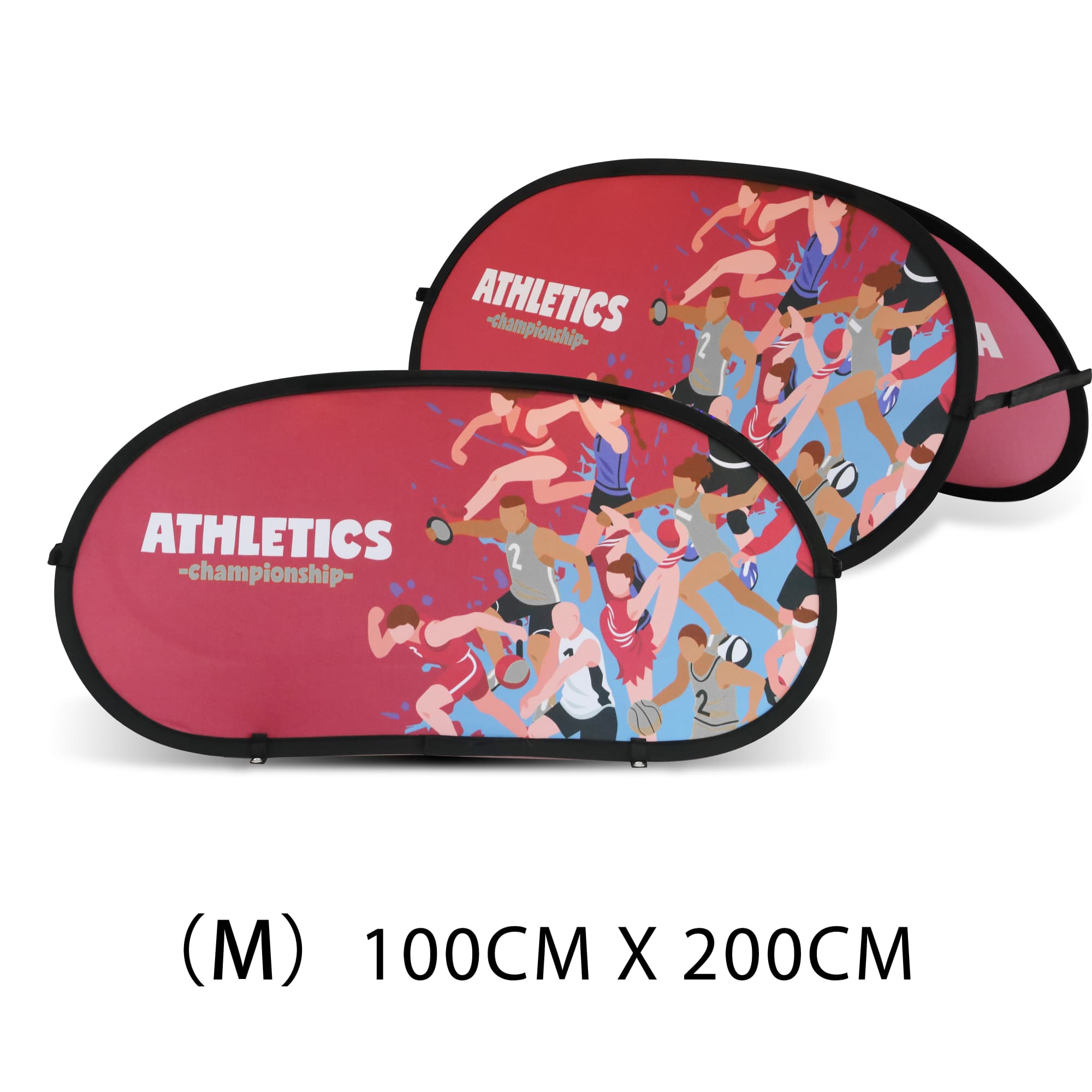 Bean Shaped Pop Up Banners (Medium) - POS64 | The Branding Office