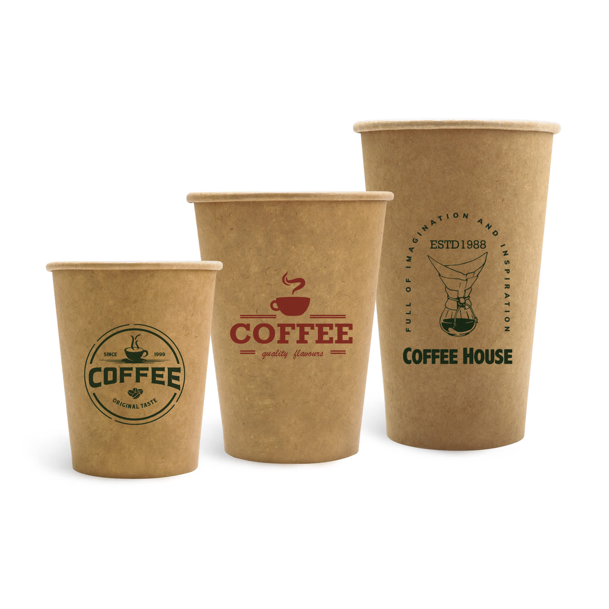 Custom Disposable Single Wall Kraft Paper Cups PCD763 from Promo ...