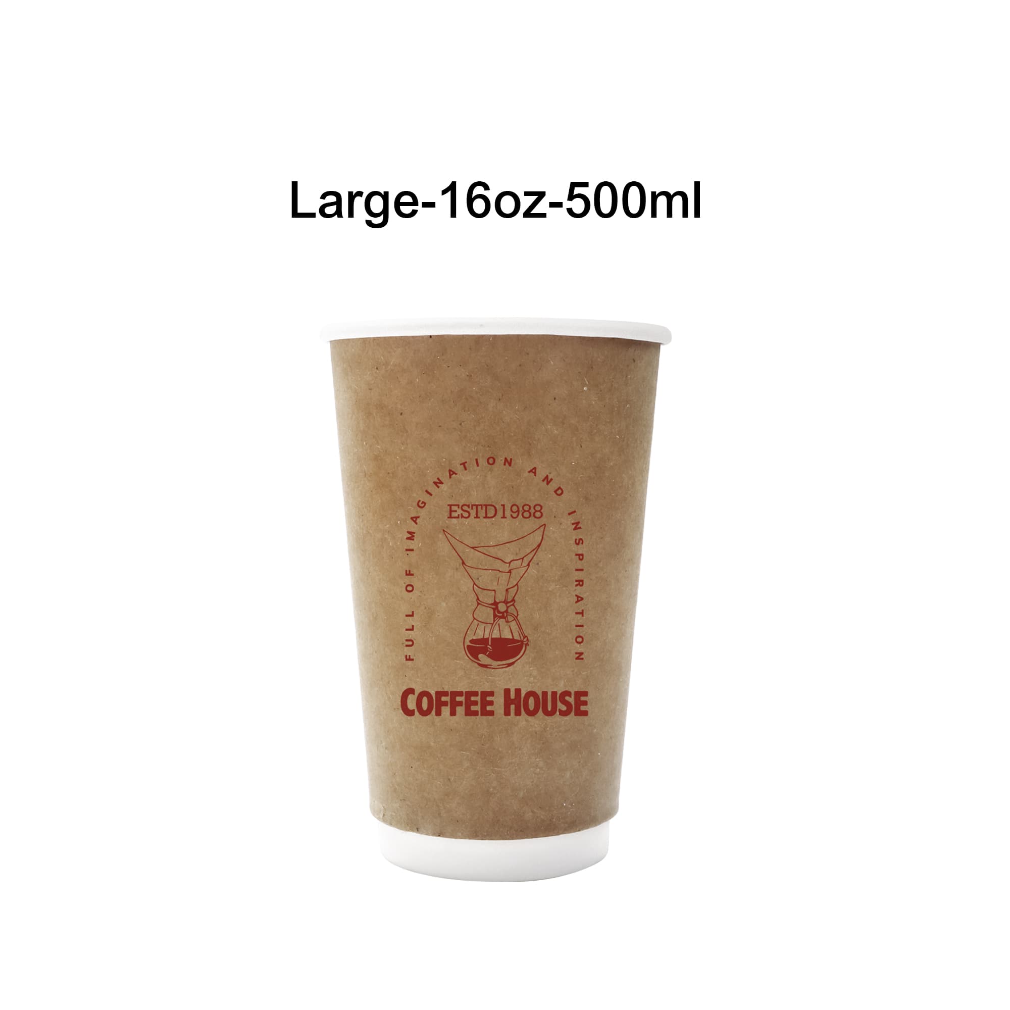 Custom Disposable Double Wall Kraft Paper Cups PCD766 from Promo ...
