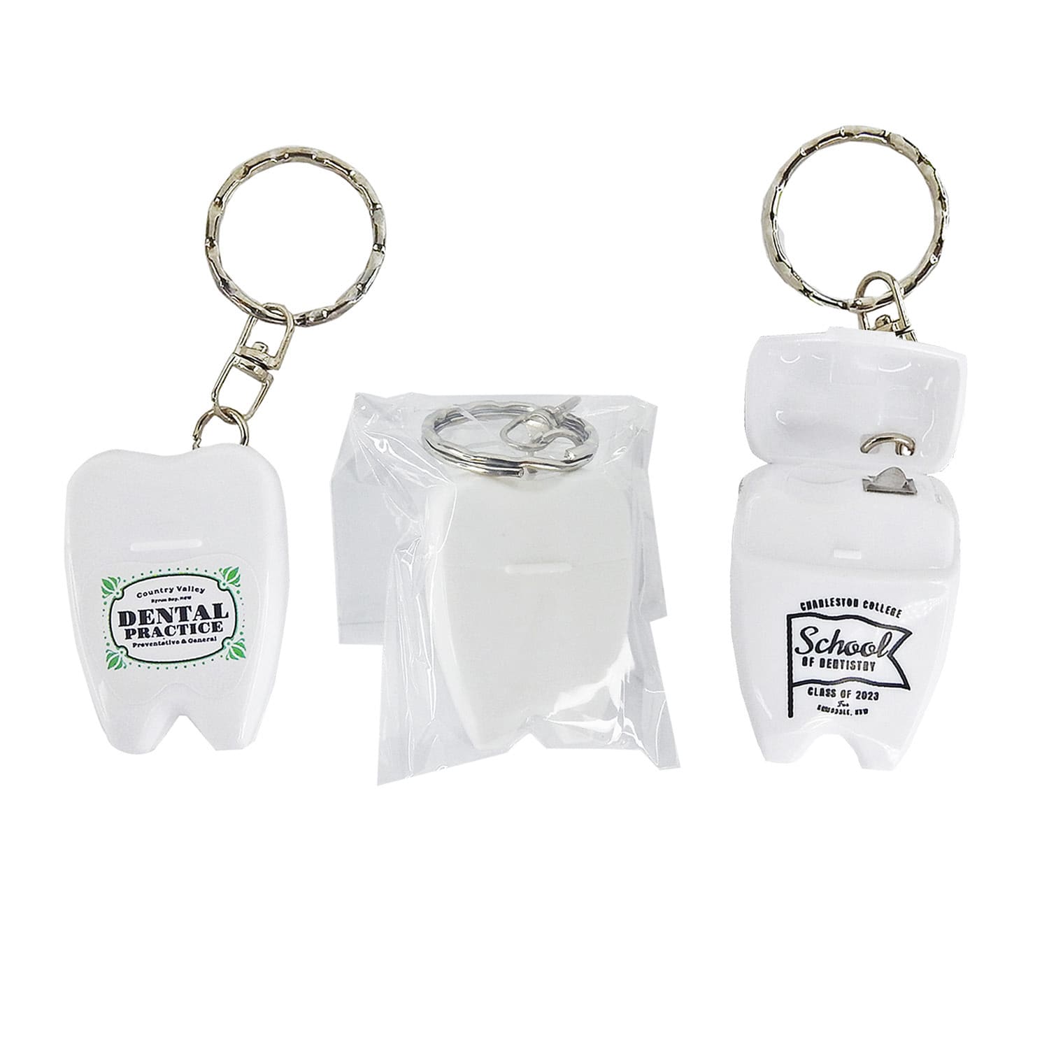 Dental Floss Keychain ORC001 from Promotherapy | Keyrings | Keyrings ...