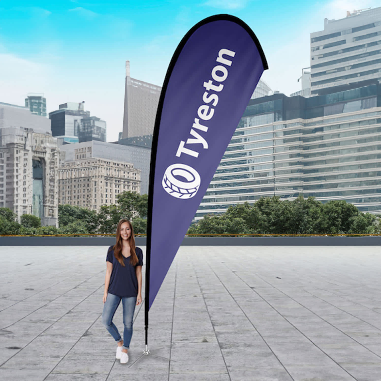 Large Tear Drop Flag Kit 126750 from Trends | Flags & Bunting ...