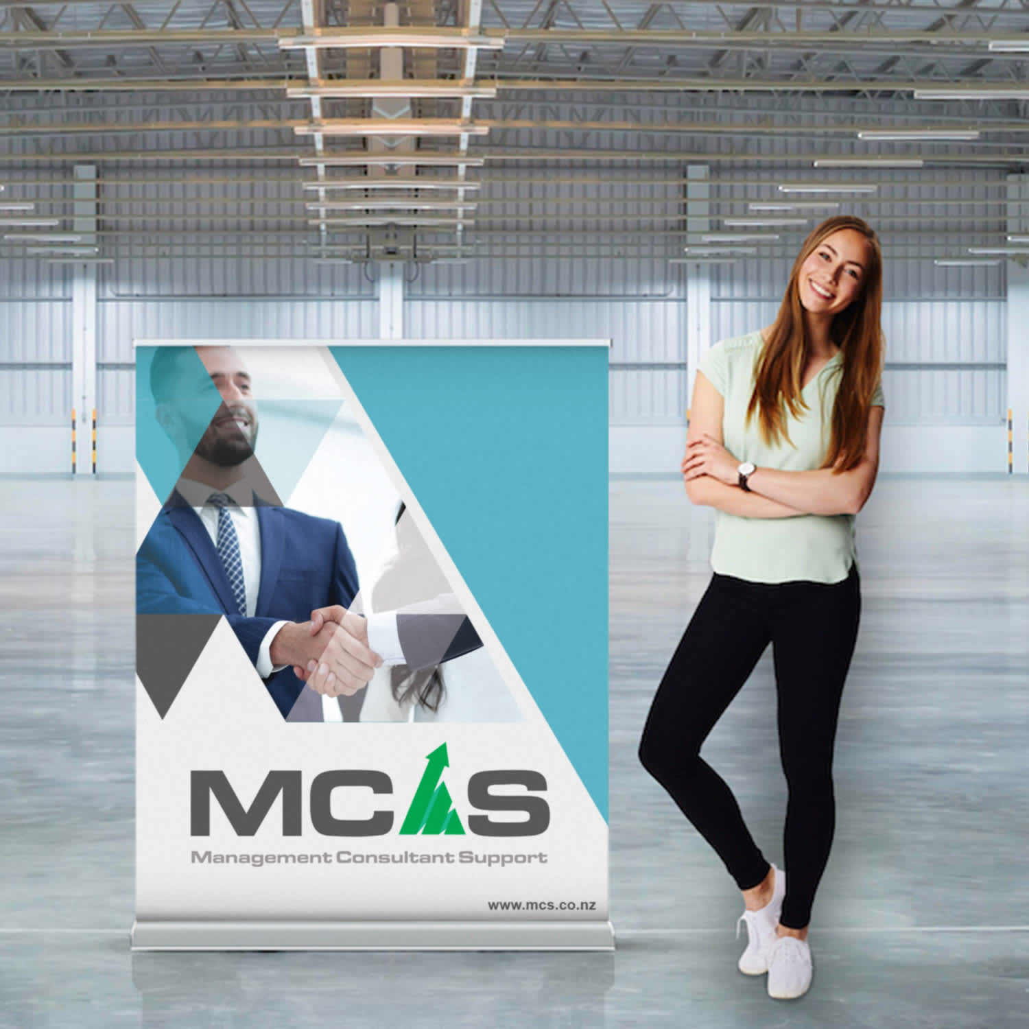 Luxury Pull Up Banner Wide (SC Approved) - Branded Items