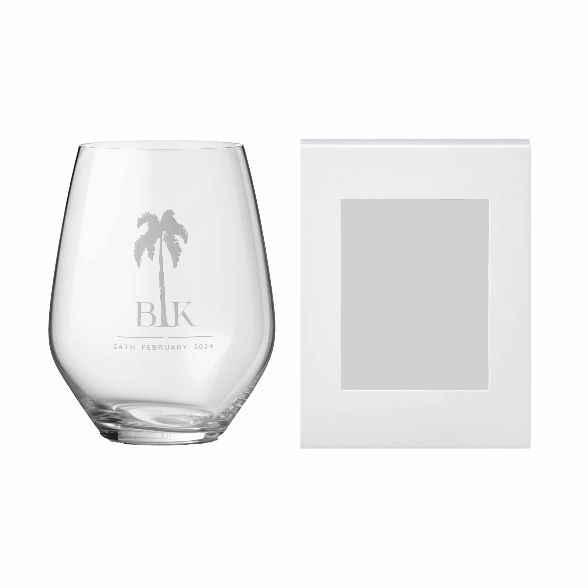 Spiegelau Premium Stemless Glass & Gift Box – Optional Printed Glass ...