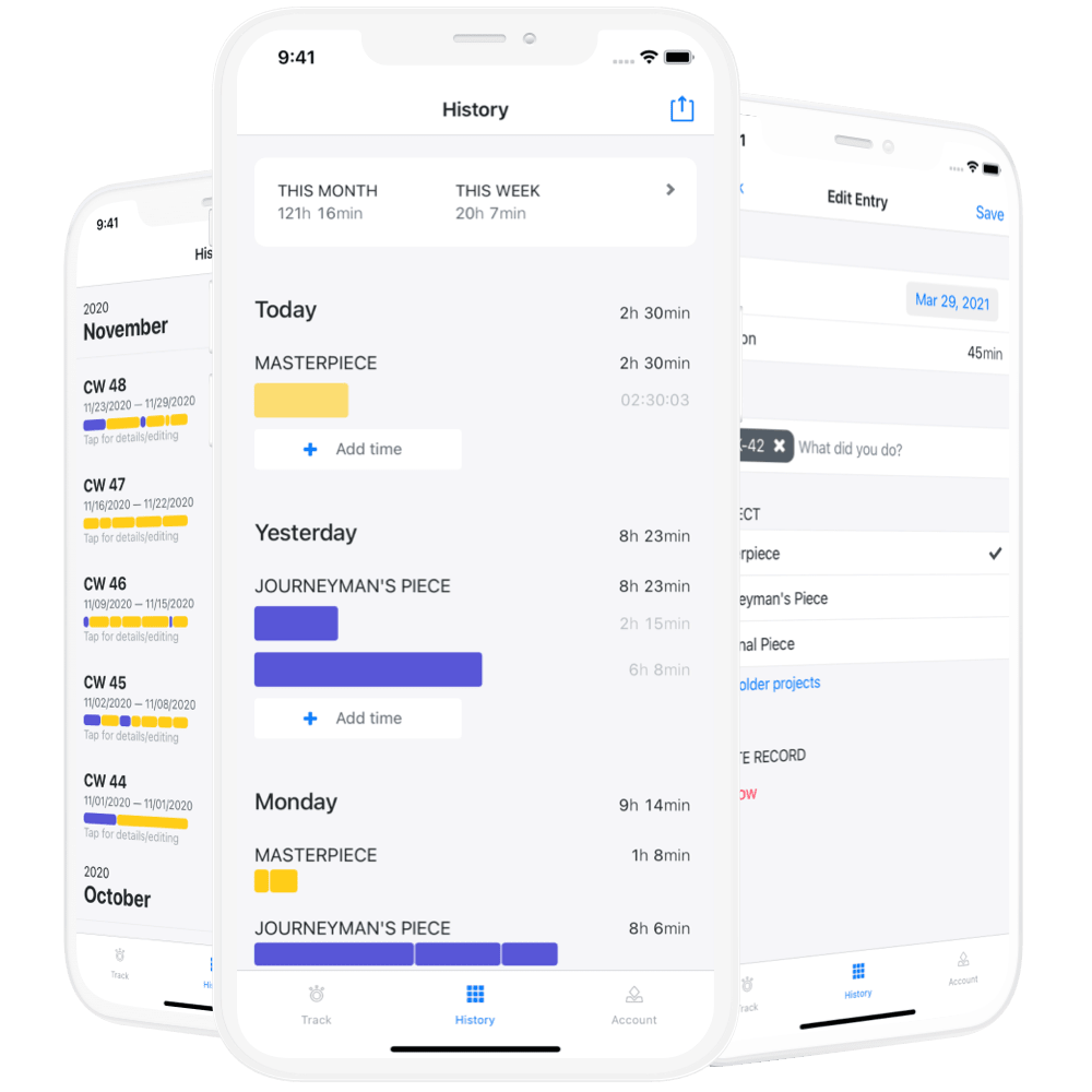 Features | proof time tracking - prooftimetracking.com