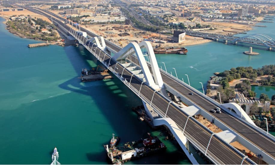 Sheikh Zayed Bridge The Sheikh Zayed Bridge, Designed By Zaha Hadid,