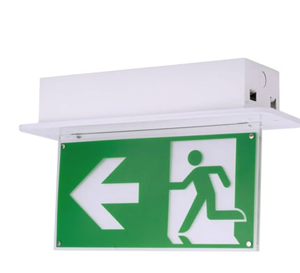 Recessed Mount Exit Light | ProTenders
