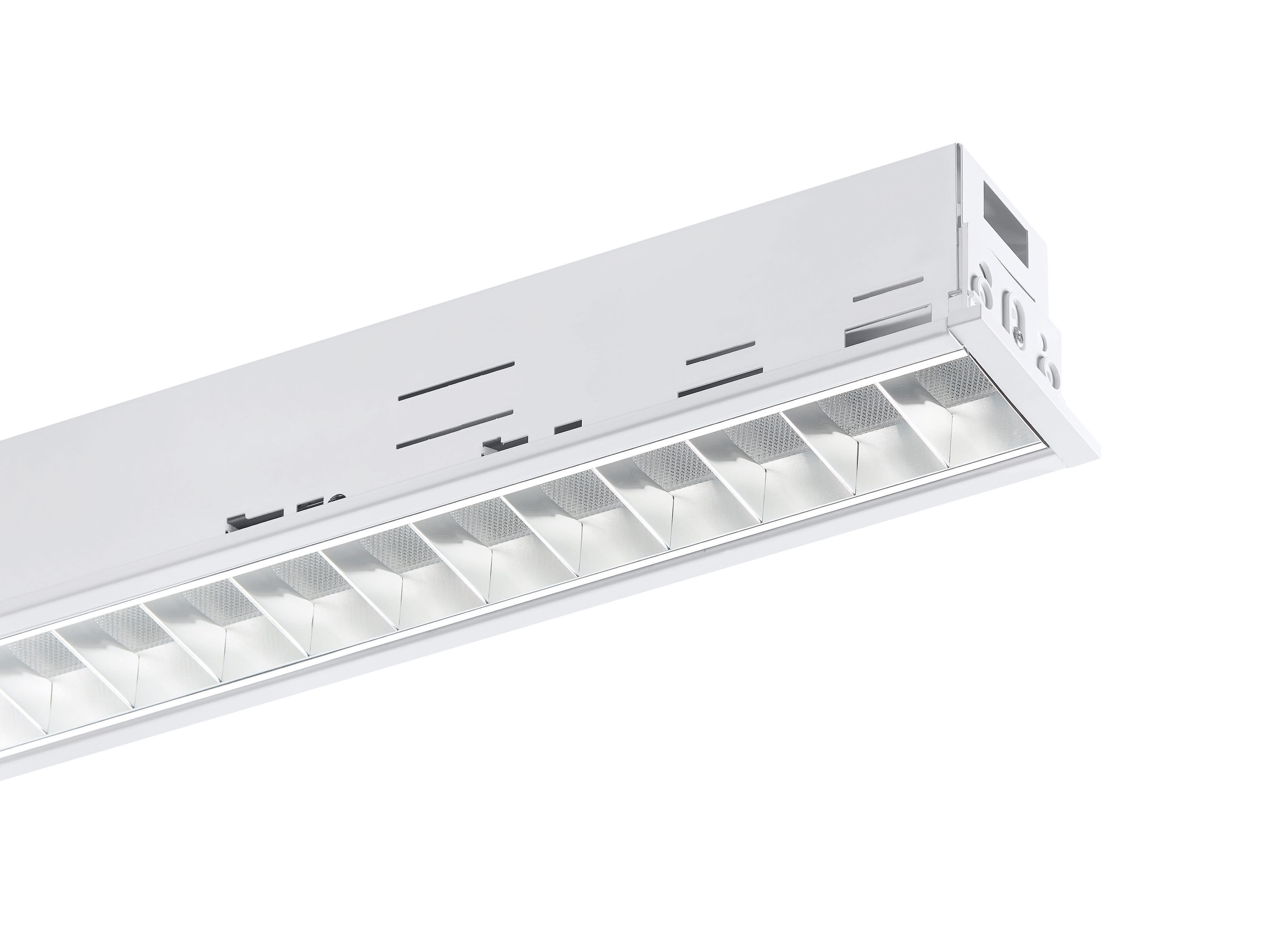 Recessed LED Rana Linear Louvre+Prismatic Optic 0052356 | ProTenders