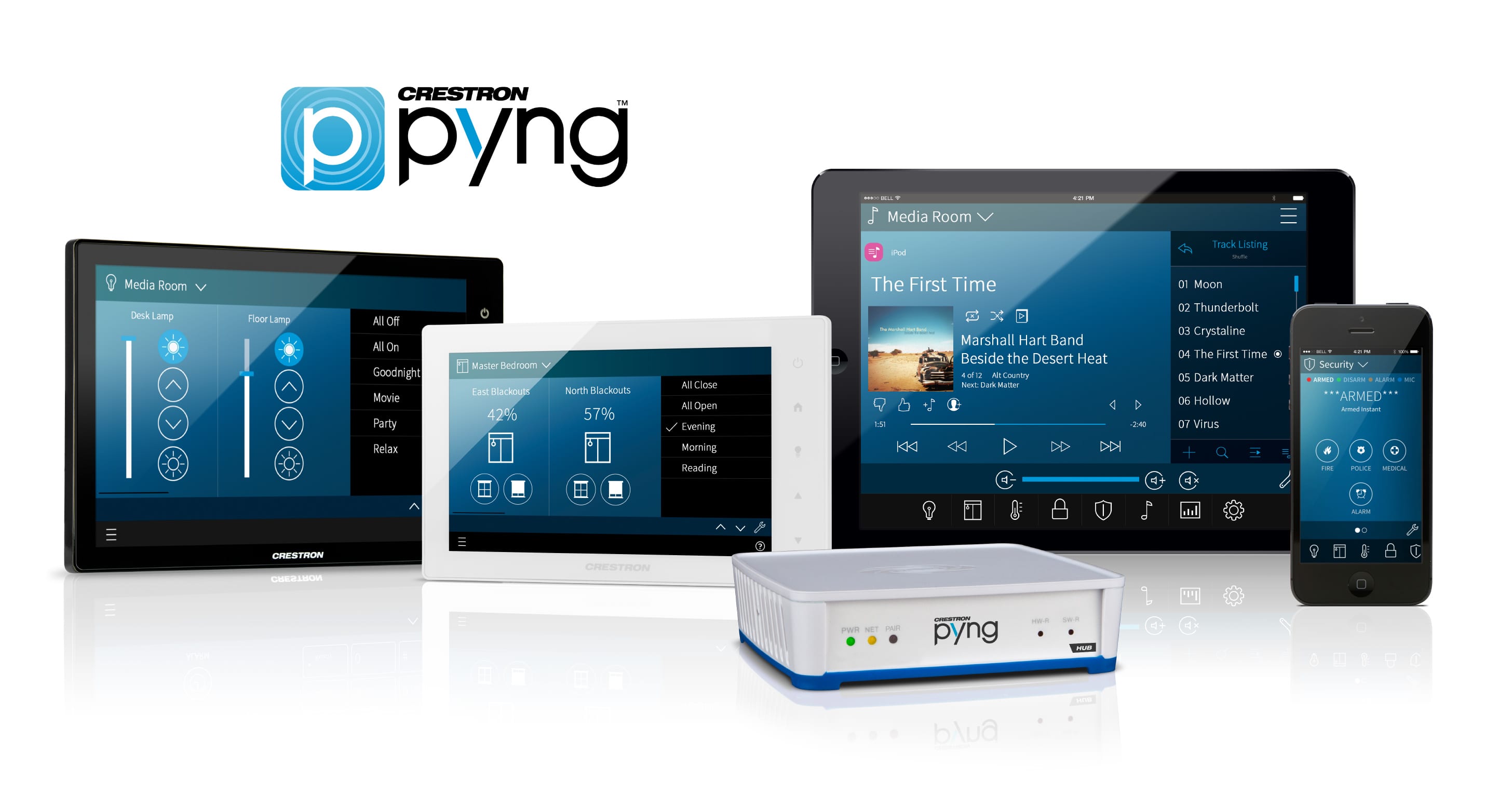 Control Hub for Crestron Pyng™ | ProTenders