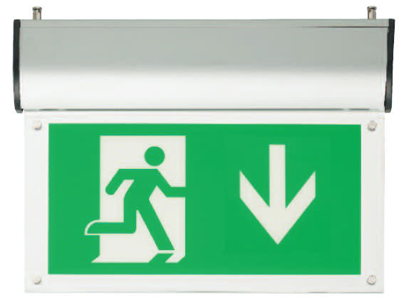 Emergency SylSafe Surface & Suspended LED Exit Sign 9144466 | ProTenders Emergency SylSafe Surface & Suspended LED Exit Sign 9144466 | ProTenders