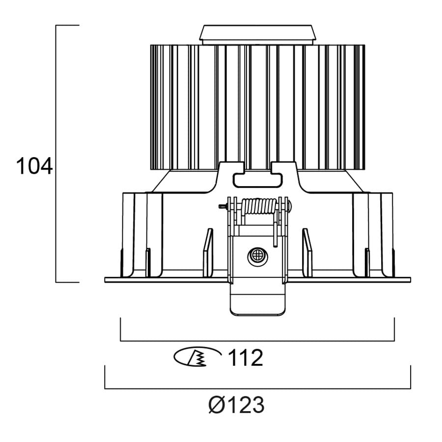 Accent Downlight Expospot 90 Fixed 0060278 | ProTenders