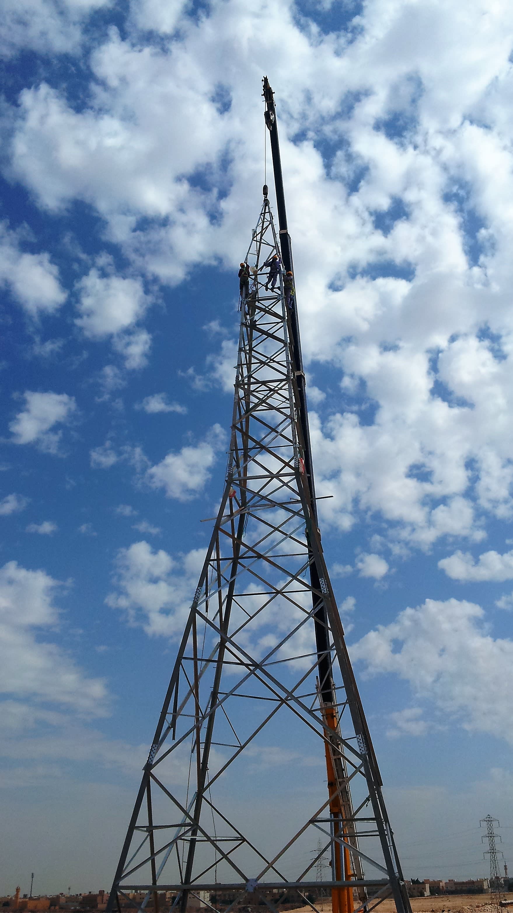 Construction of 132 kV DC OHL from S/S 8905 up to Existing towers#34 ...