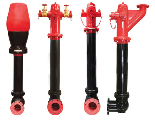 Pillar Fire Hydrants 100 NFHV-800 | ProTenders
