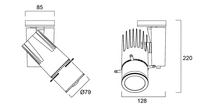 Track & Spot LED Beacon LED Projector - Framing 2055963 | ProTenders