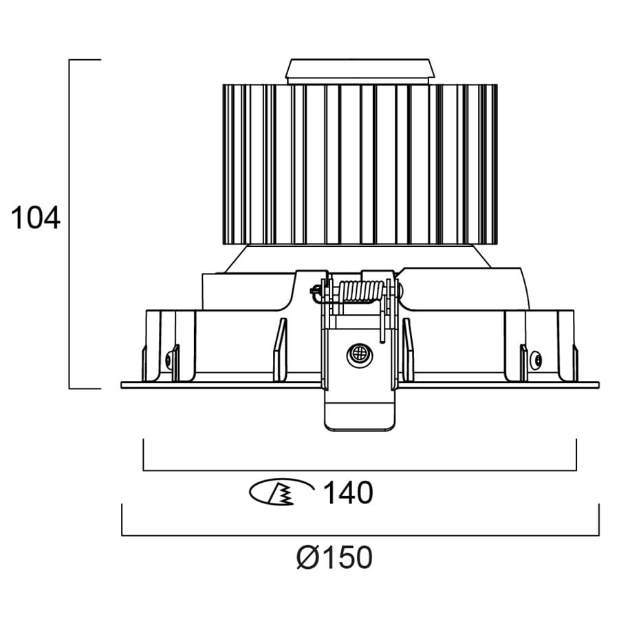 Accent Downlight Expospot 90 Adjustable 0060288 | ProTenders