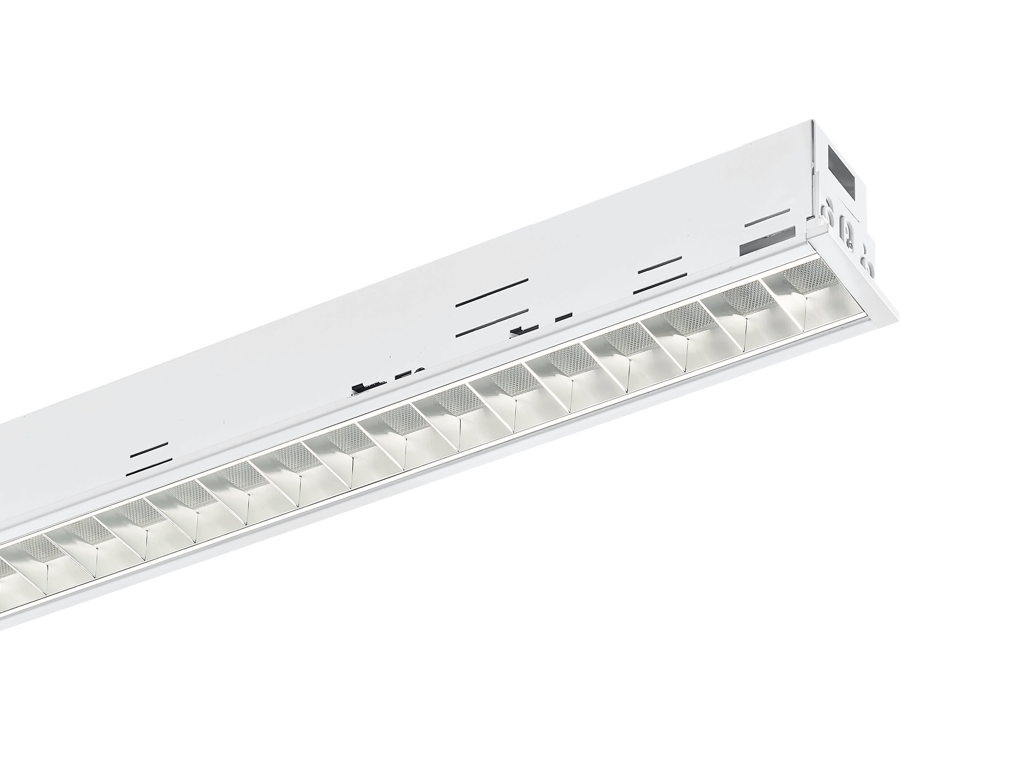 Recessed LED Rana Linear Louvre+Prismatic Optic 0052360 | ProTenders