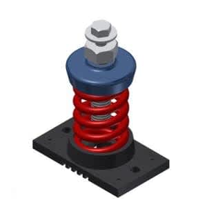Vertically Restrained Spring Mount RSM-1-082 | ProTenders
