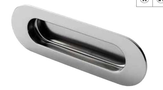Eurospec Radius Flush Pull FPH1001 | ProTenders