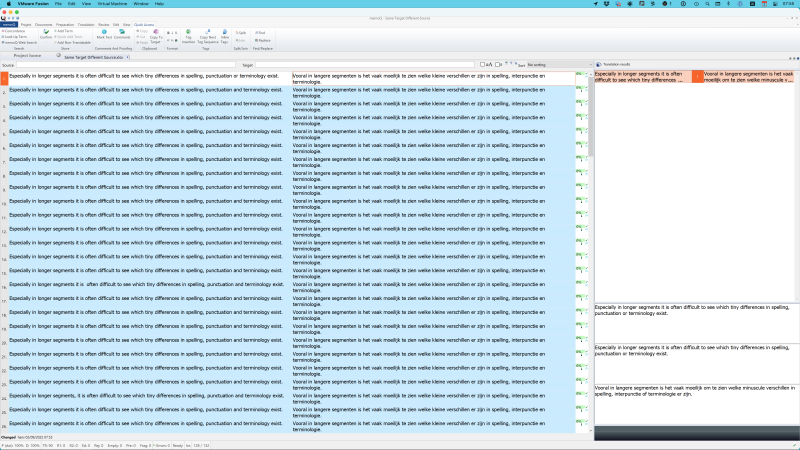 How to run QA for Same Target but Different Source? (MemoQ support)