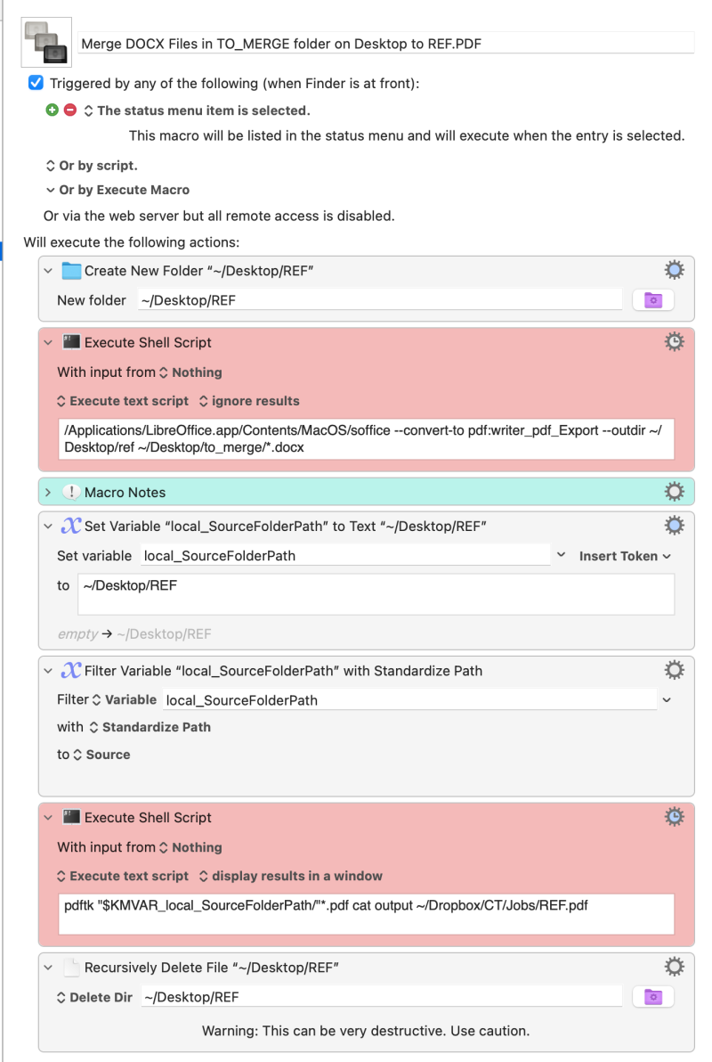 Merge multiple docx files to one pdf without using Ms Word (Apple/Mac operating systems)