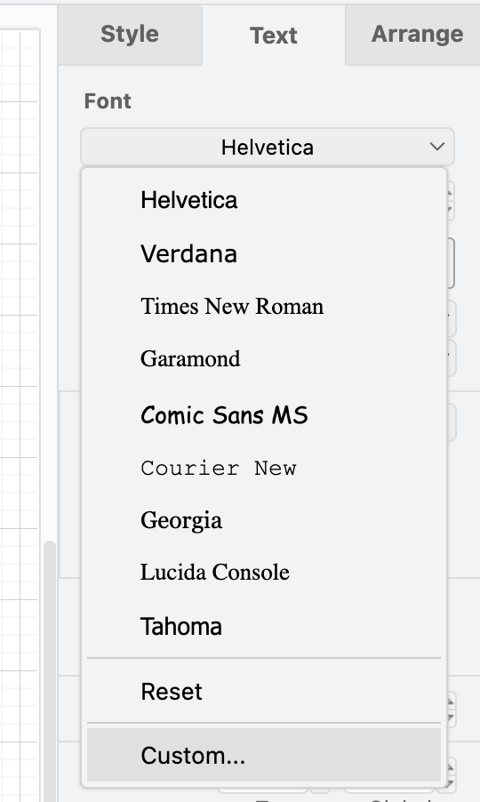 Draw.io - Font | KYL Tech.