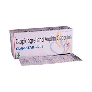 Buy Clopitab A 75 mg Tablet | Flat 20% Off | Uses, Side effects ...