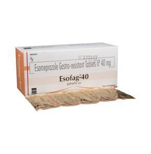 Buy Esofag 40 mg Tablet | Flat 20% Off | Uses, Side effects ...