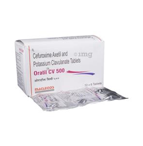 Buy Oratil CV 500 mg Tablet | Flat 20% Off | Uses, Side effects ...