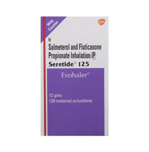 Buy Seretide 125 Evohaler | Flat 15% Off | Uses, Side effects ...