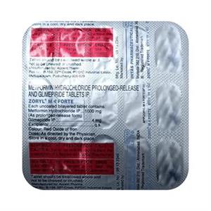 Buy Zoryl M4 Forte Tablet | Flat 20% Off | Uses, Side effects ...