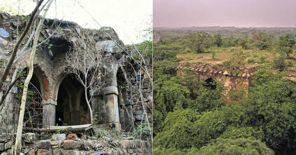 Legend Says The Malcha Mahal That's Tucked Away In A Dense Forest Has ...