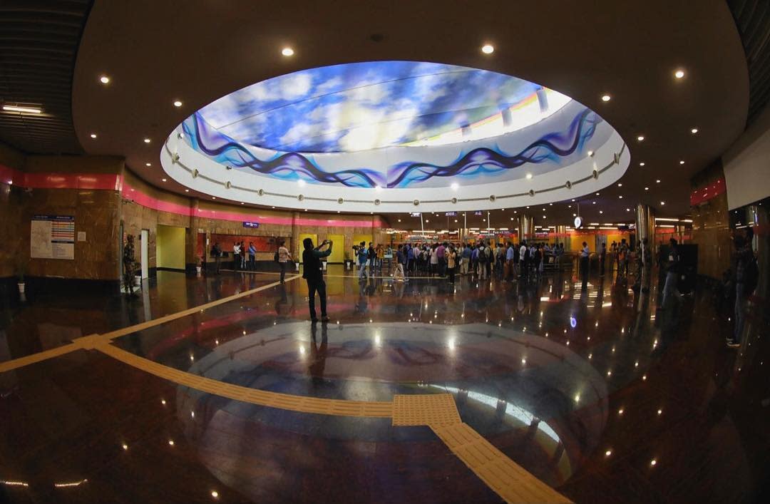 Check Out This Artwork At INA Metro Station | So Delhi