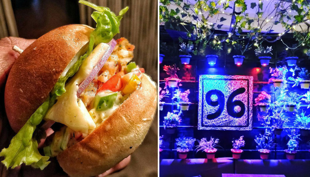 Special Burger Shots @ Cafe 96 Square, Krishna Nagar | So Delhi