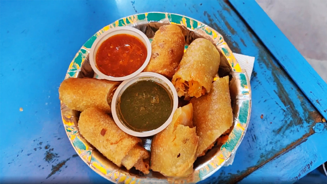 Spring Roll At Hot N Tasty In Green Park, Delhi | So Delhi