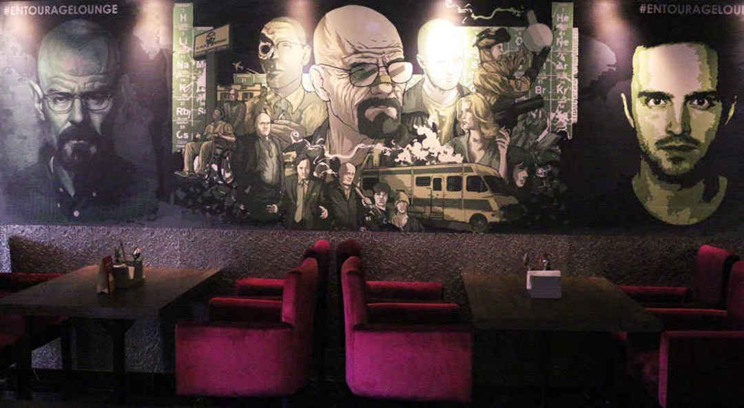 Entourage Lounge In Defence Colony For TV Show Decor | So Delhi