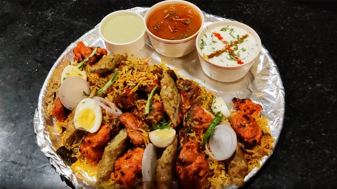 Biryani Platter At Publick Cafe In Malviya Nagar | So Delhi
