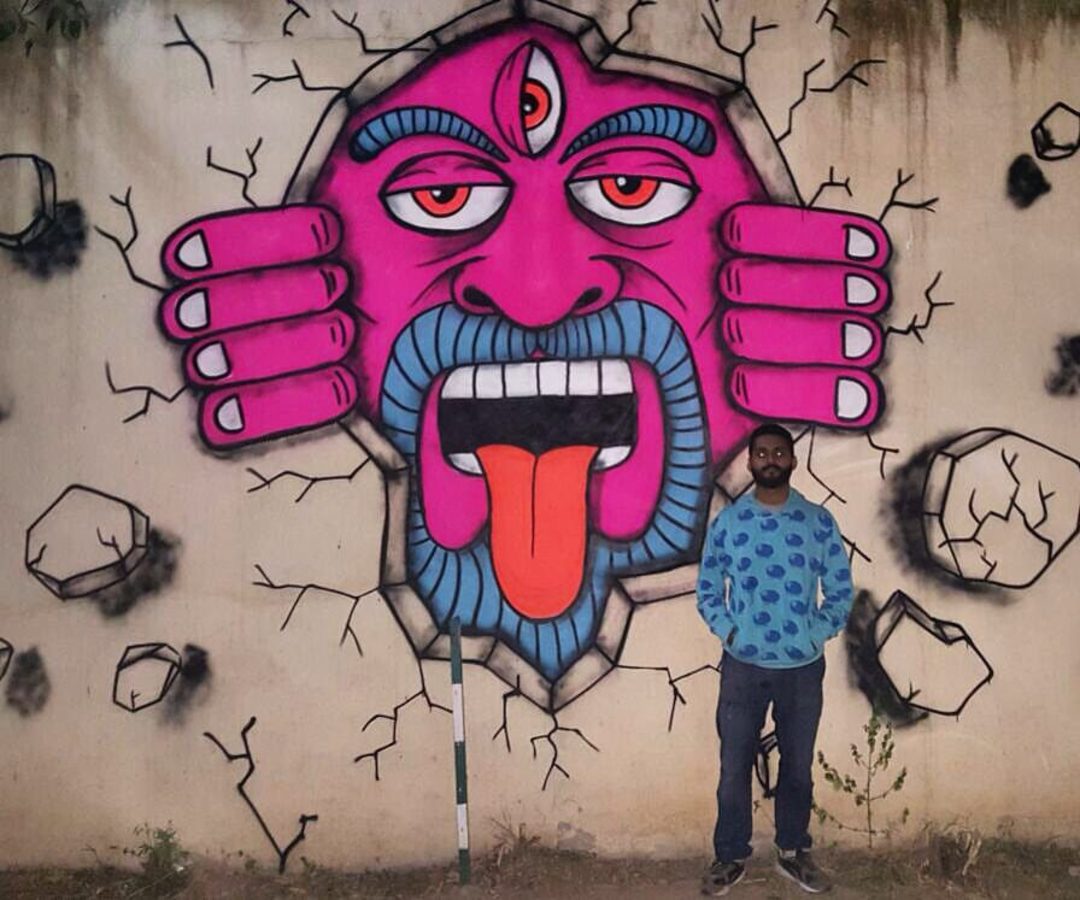 Catch Harsh Raman Making Live Graffiti @ Soledition! | So Delhi