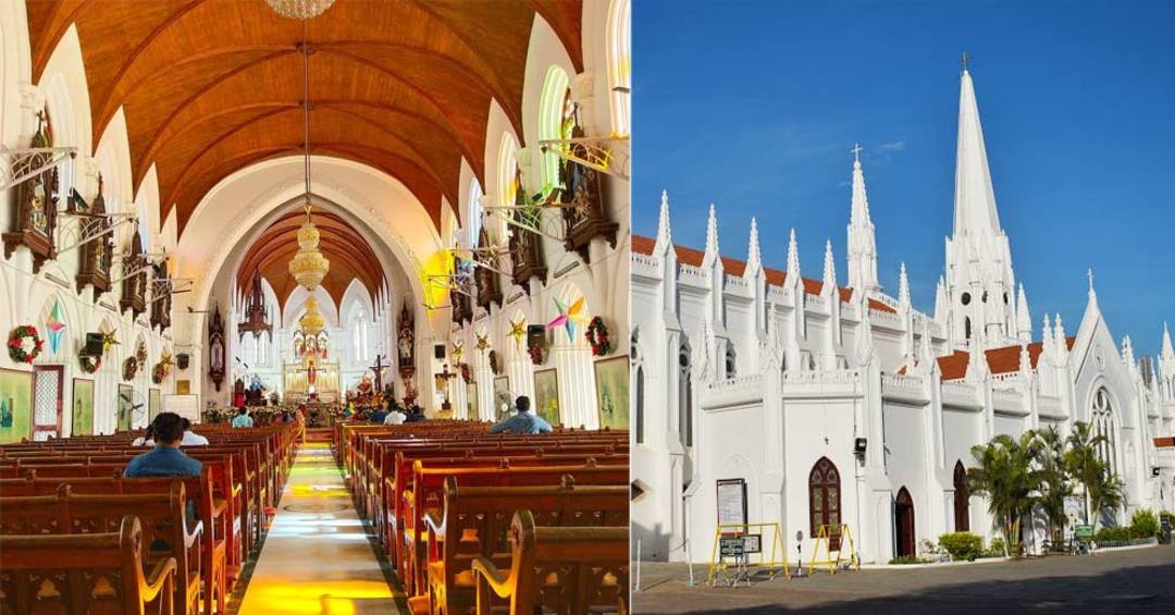 Santhome Cathedral Basilica In Mylapore, Chennai | So Chennai